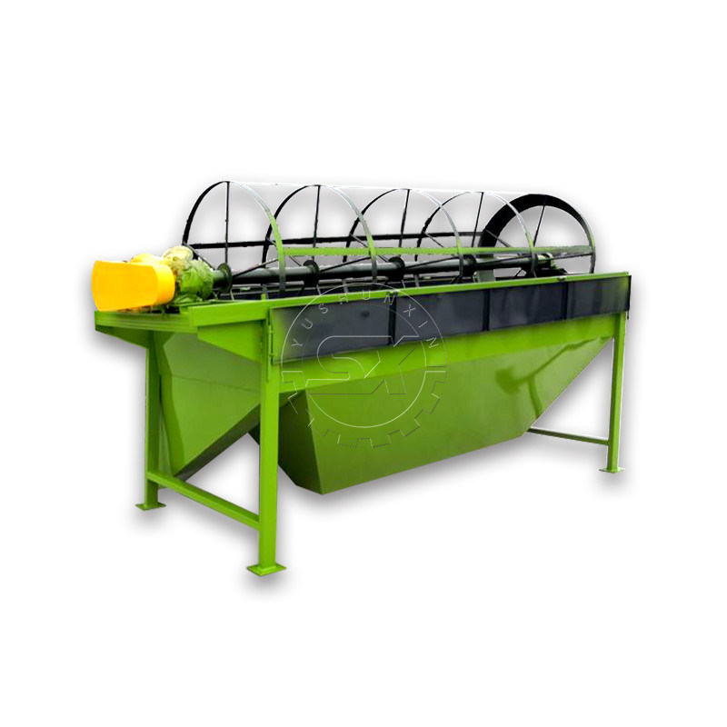 Large capacity rotary drum screener sand soil sieve 3-5mm mesh size
