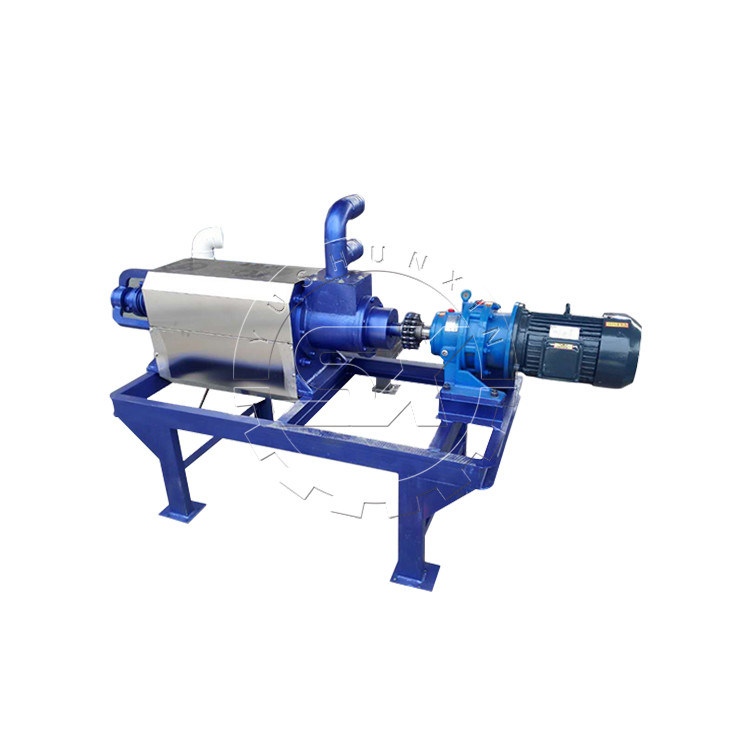 Screw press dairy manure separator cattle manure solid liquid separator
